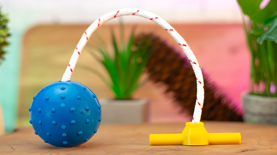 Leerburg | Leerburg's Rubber Ball with T Handle