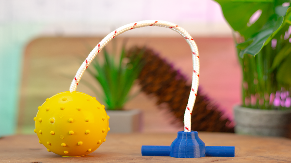 Leerburg | Leerburg's Rubber Ball with T Handle