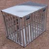 Full Vent Aluminum Crate with 2 Doors