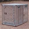 Full Vent Aluminum Crate with 2 Doors